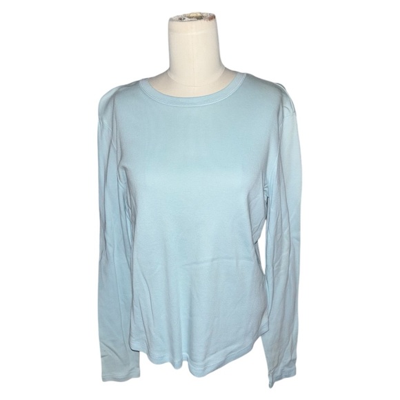 Talbots | Tops | Talbots Light Blue Long Sleeve Tshirt Top | Poshmark